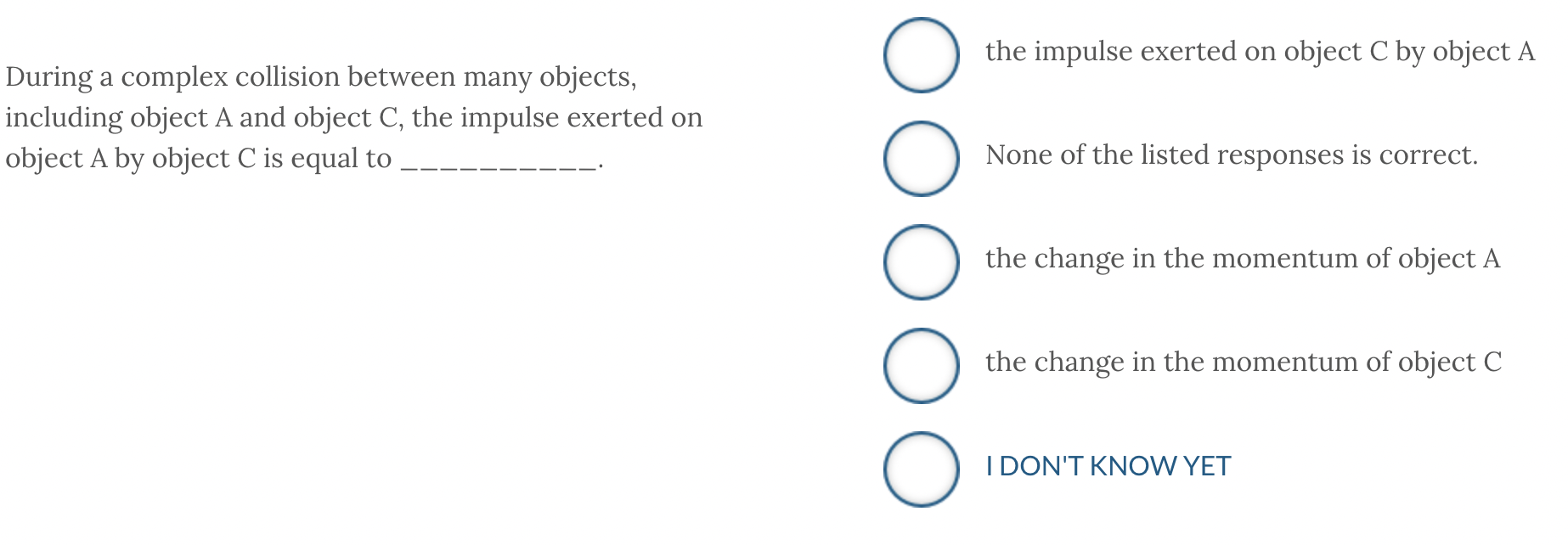 Solved During a complex collision between many | Chegg.com
