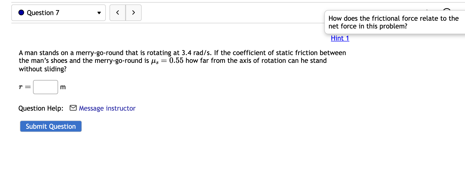 Solved How does the frictional force relate to the net force | Chegg.com