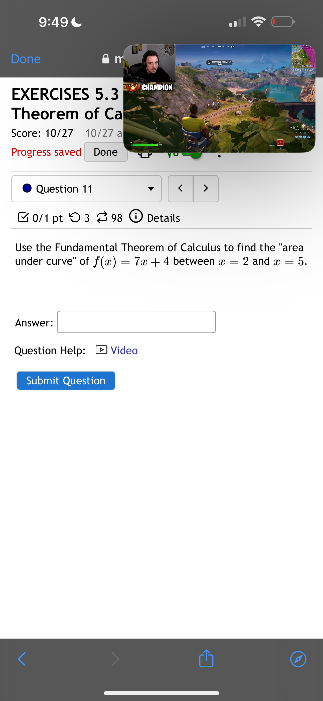 Solved Use the Fundamental Theorem of Calculus to find the | Chegg.com