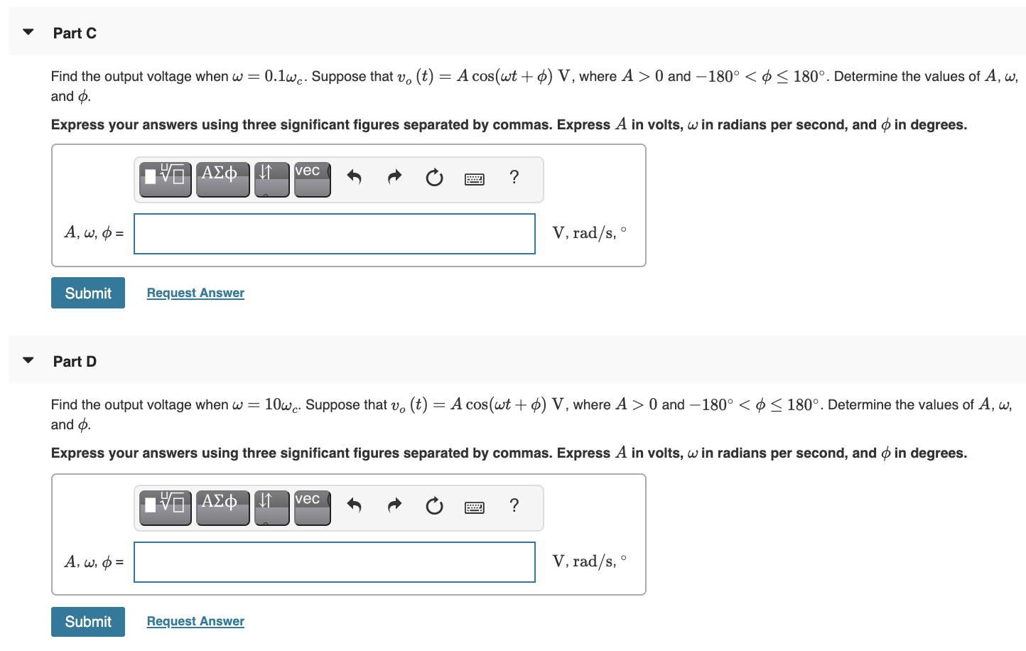 Solved Review Constants The input to the op amp-based | Chegg.com