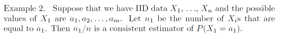 Solved Example 2. Suppose that we have IID data X1, Xn and | Chegg.com