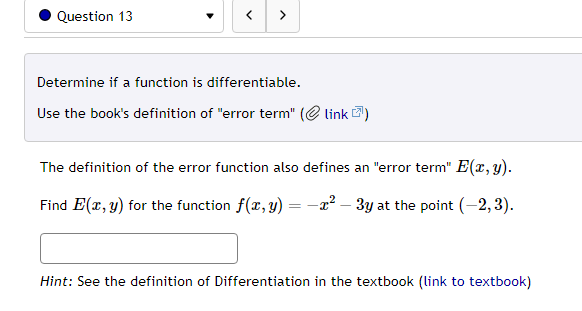 Solved Determine if a function is differentiable.Use the | Chegg.com