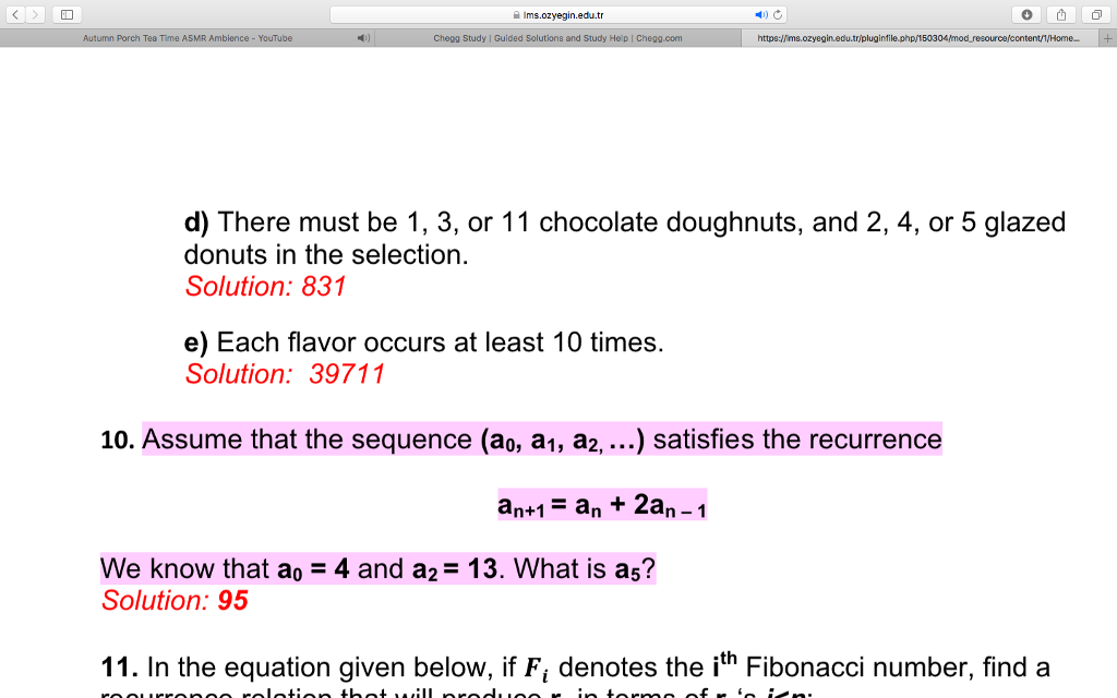 Solved Ims Ozyegin Edu Tr Porch Tea Time Asmr Ambience Chegg