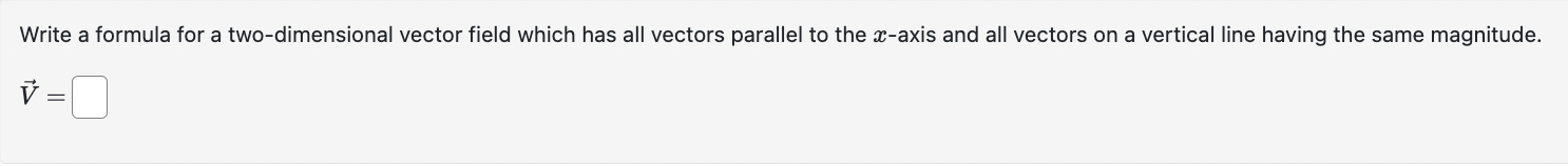 Solved Write a formula for a two-dimensional vector field | Chegg.com