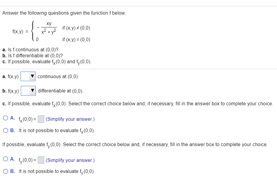 Solved Answer The Following Questions Given The Function F Chegg