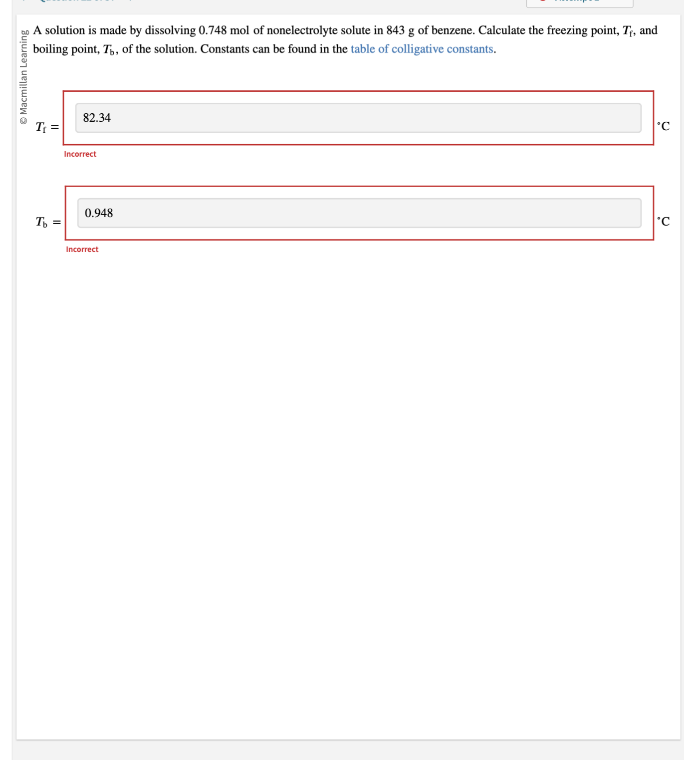 Solved an A solution is made by dissolving 0.748mol of | Chegg.com