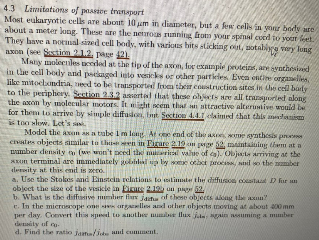Solved Most eukaryotic cells are about 10μm in diameter, but | Chegg.com