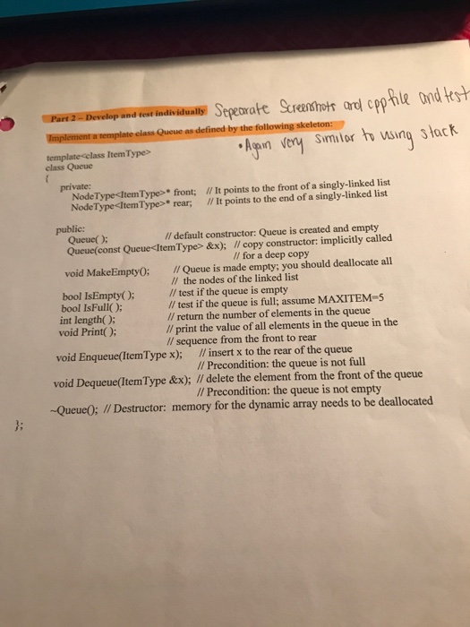 Solved Lab On Stacks And Queuea Using Linked List Im