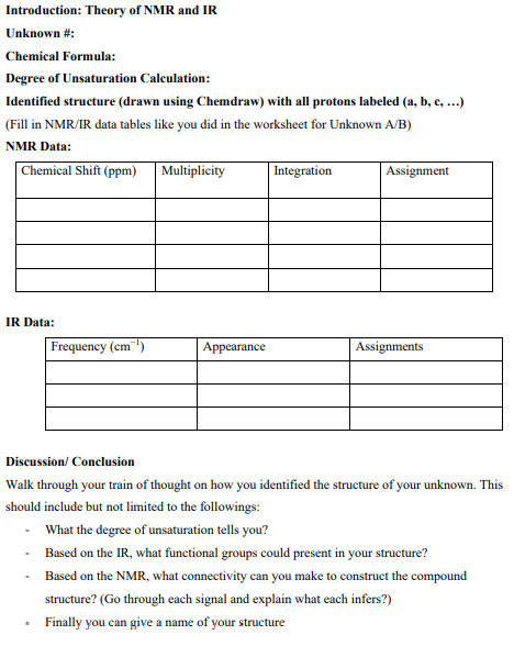 Solved Please help with the tables and questions, and | Chegg.com