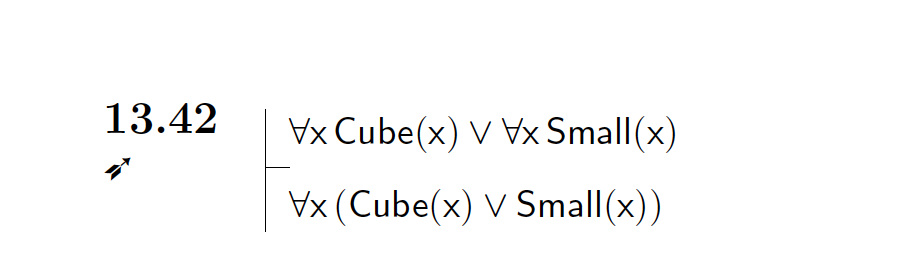 How do I prove Language, Proof and Logic's question | Chegg.com
