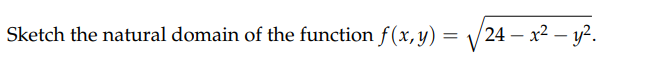 Solved Sketch the natural domain of the function | Chegg.com