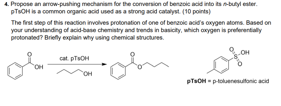Solved 4. Propose an arrow-pushing mechanism for the | Chegg.com