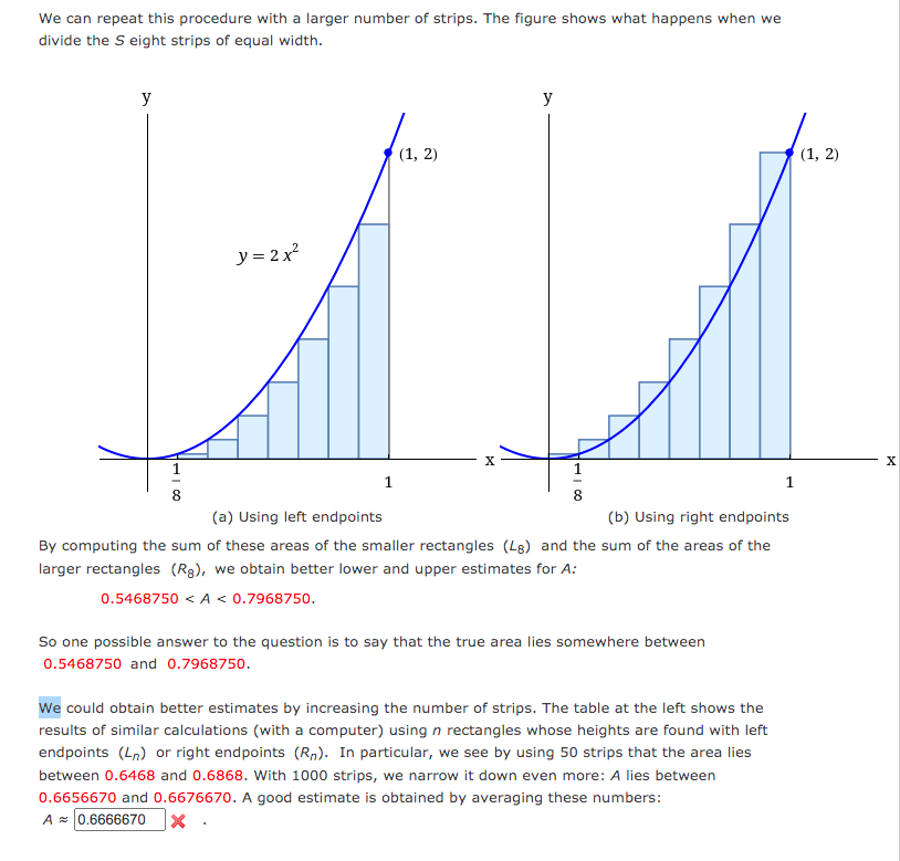 Solved EXAMPLE 1 Use rectangles to estimate the area under | Chegg.com