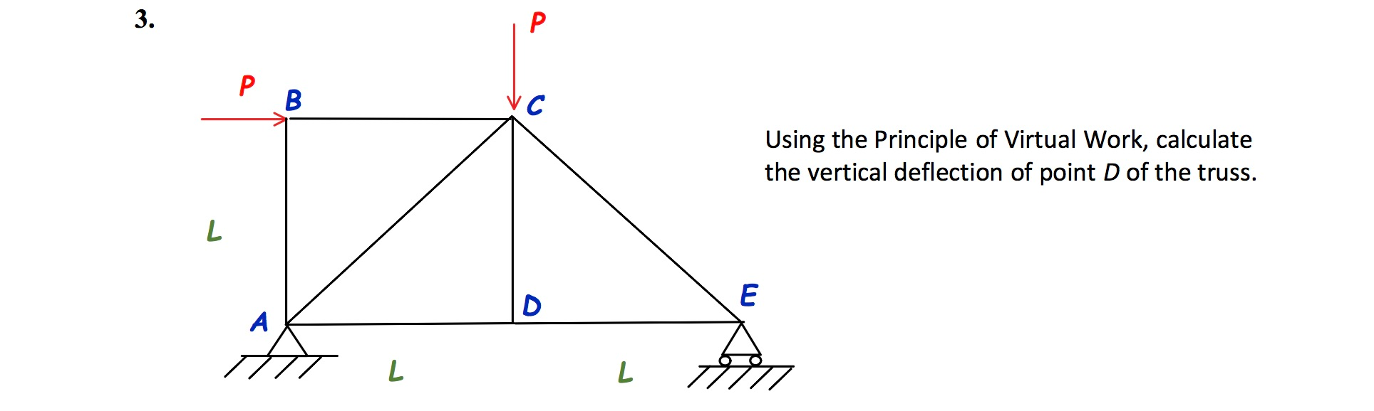 Solved Using the Principle of Virtual Work, calculate the | Chegg.com