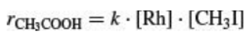 Solved methanol carbonylation process for acetic acid | Chegg.com