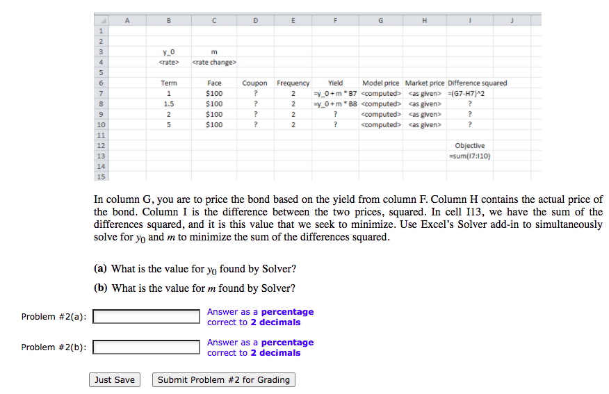 Problem #2: Excel's Solver utility can also find an | Chegg.com