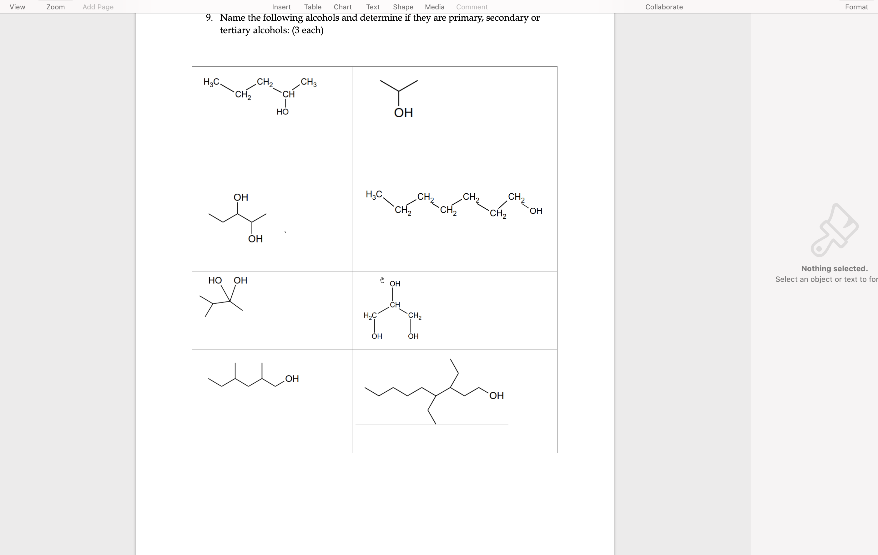 Solved 2. Draw the structural formula of the following | Chegg.com