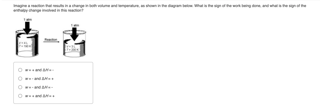 Solved Imagine a reaction that results in a change in both | Chegg.com