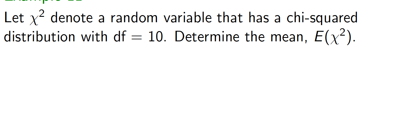 Solved Let χ2 denote a random variable that has a | Chegg.com