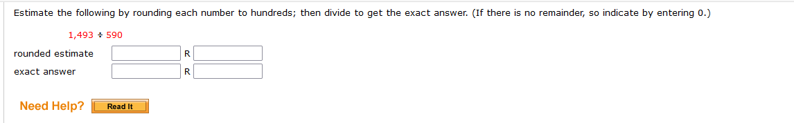 Solved Estimate the following by rounding each number to | Chegg.com