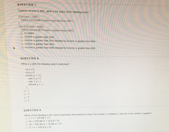 Solved QUESTION 3 Analyze the following code: int x 0, if | Chegg.com Solved QUESTION 3 Analyze the following code: int x 0, if | Chegg.com
