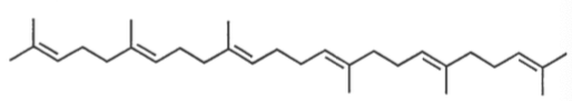 Solved The terpene, squalene, is a natural organic compound | Chegg.com