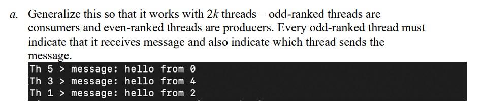 Solved t.3. Although producer-consumer synchronization is | Chegg.com