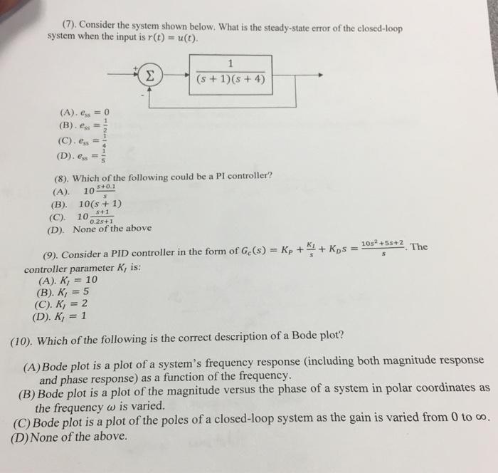 Solved Consider the system shown below. What is the | Chegg.com