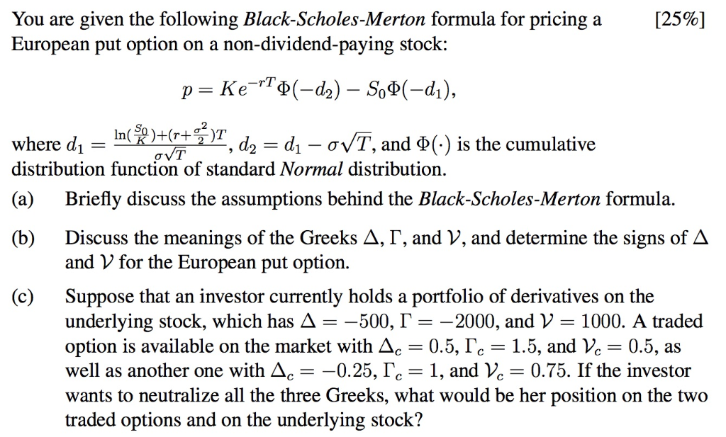 [25%] You are given the following | Chegg.com