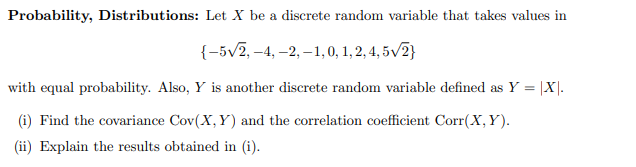 Solved Probability, Distributions: Let X be a discrete | Chegg.com