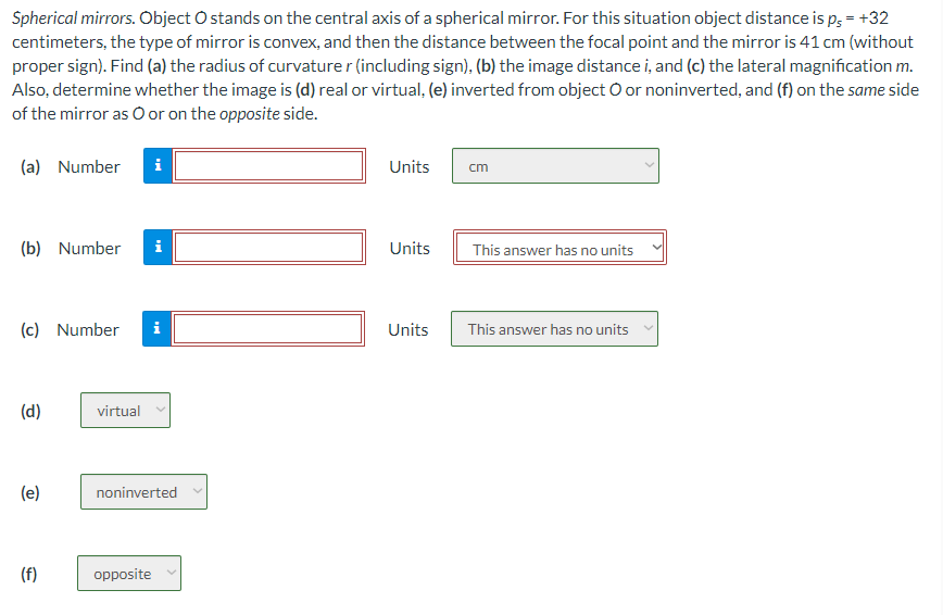 Solved Spherical mirrors. Object O ﻿stands on the central | Chegg.com