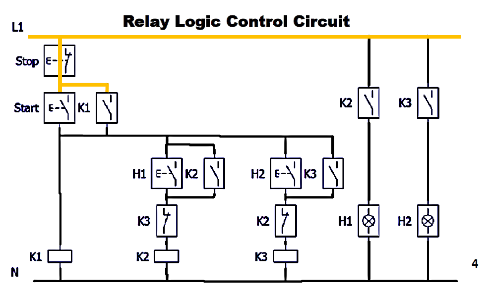 Relay Logic Wiring Diagram 4K Wallpapers Review