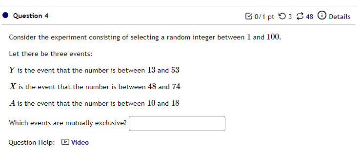 Solved Consider the experiment consisting of selecting a | Chegg.com