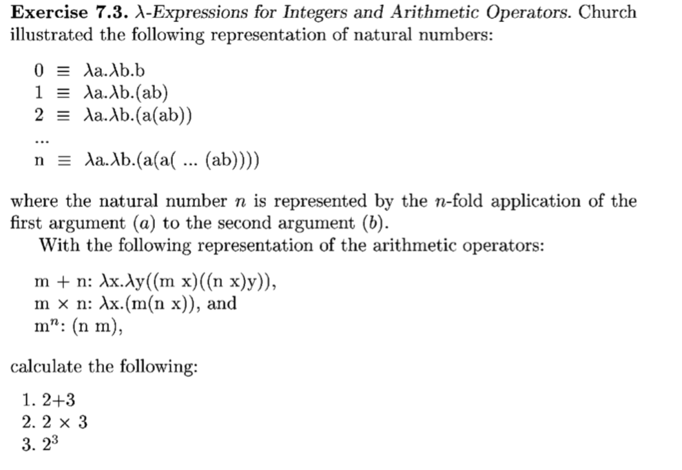 Solved Exercise 7.3. X-Expressions for Integers and | Chegg.com