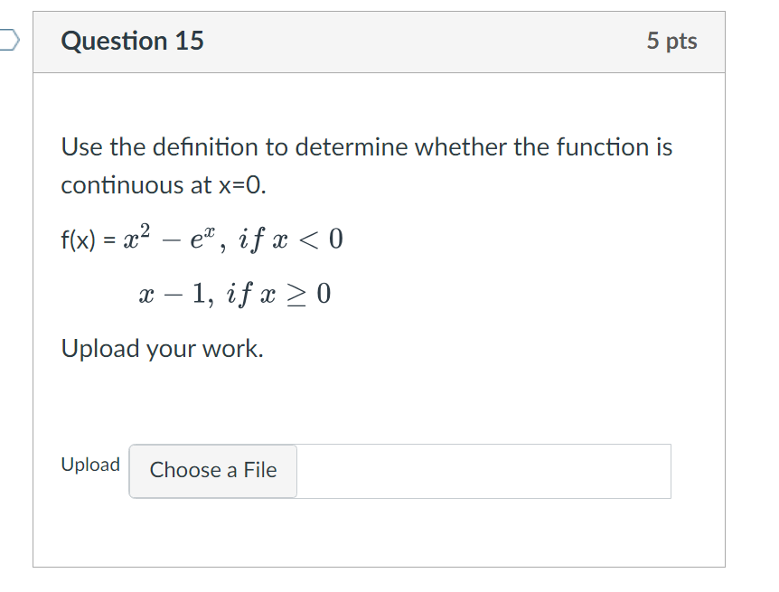 Solved Question 15Use the definition to determine whether | Chegg.com