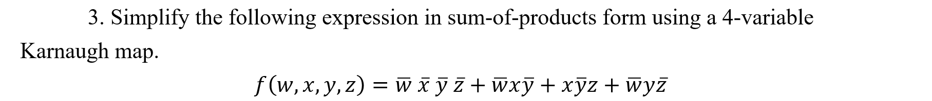 Solved 3. Simplify the following expression in | Chegg.com