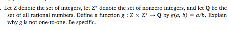 Solved Let Z denote the set of integers, let Z∗ denote the | Chegg.com