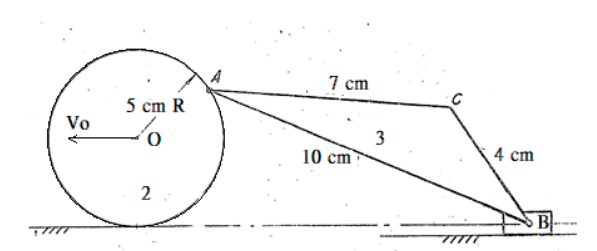 Solved In the mechanism shown in the figure, the roller | Chegg.com