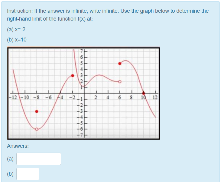 Solved Instruction: If the answer is infinite, write | Chegg.com