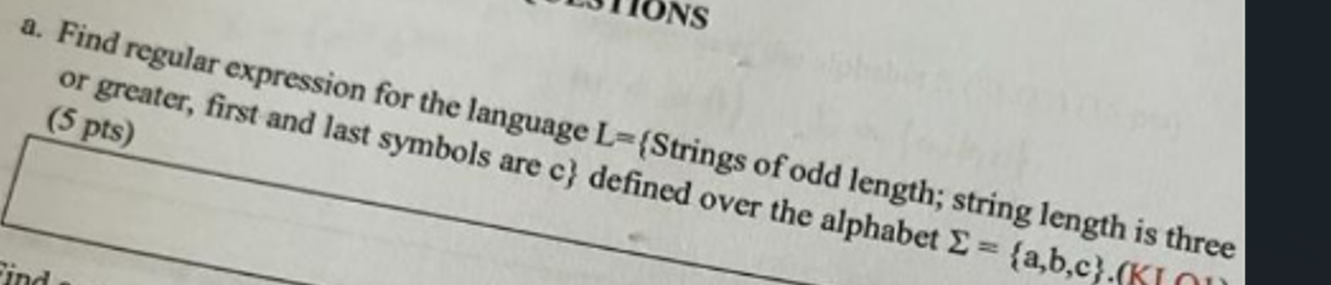Solved a. ﻿Find regular expression for the language | Chegg.com