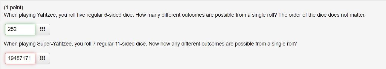 Solved (1 point) A multiset is a collection of objects, just | Chegg.com