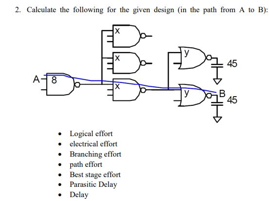 Solved 2. Calculate the following for the given design (in | Chegg.com