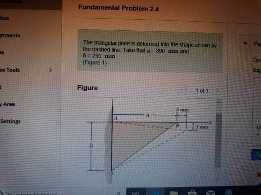 Solved Fundamental Problem 2.4 bus mments Pa The trianqular | Chegg.com