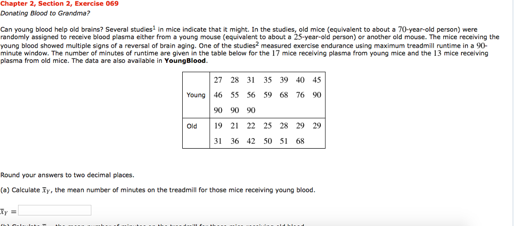 Chapter 2, Section 2, Exercise 069 Donating Blood to | Chegg.com