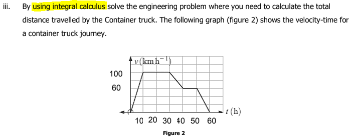 Solved iii. By using integral calculus solve the engineering | Chegg.com
