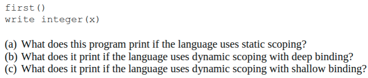 Solved 4. (30 pts) Consider the following pseudocode: x: | Chegg.com