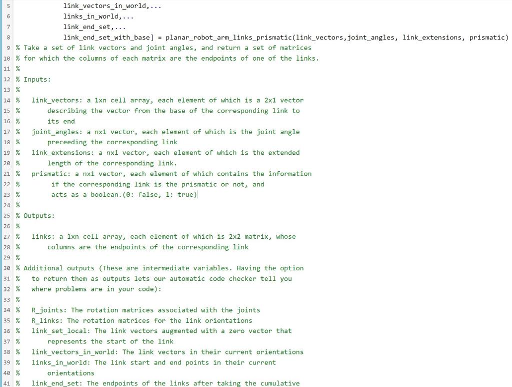 Solved Generate and place planar prismatic arm links O | Chegg.com