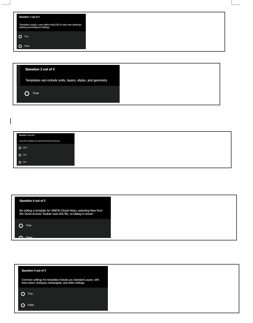 Solved Autodesk AutoCAD 2D Drafting, Template Drawing | Chegg.com