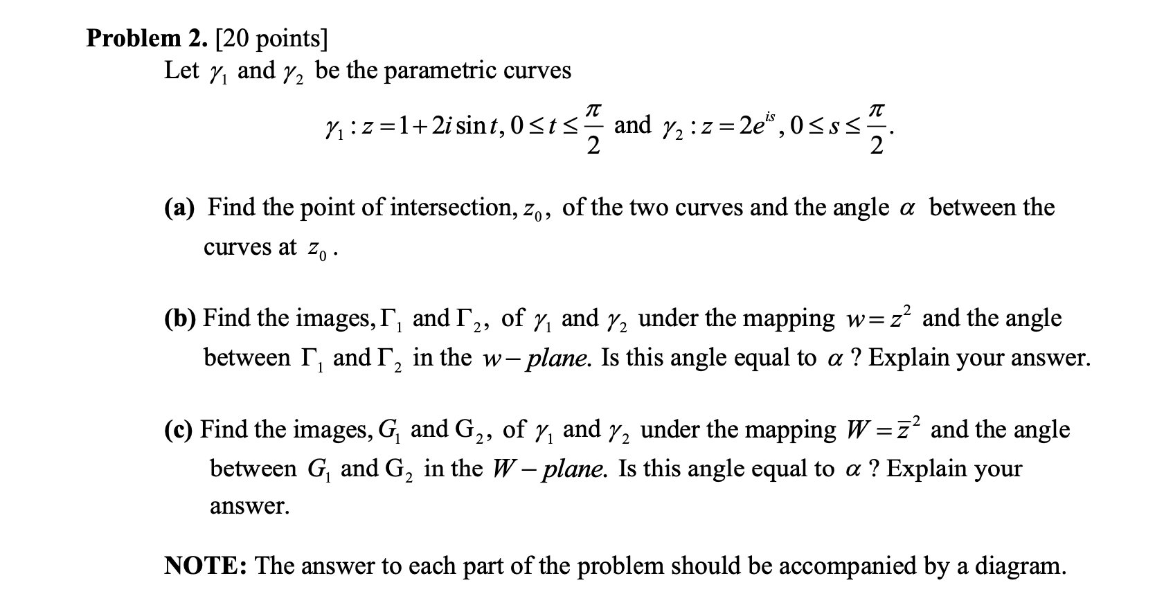 Solved Problem 2. [20 points] Let 71 and 72 be the | Chegg.com