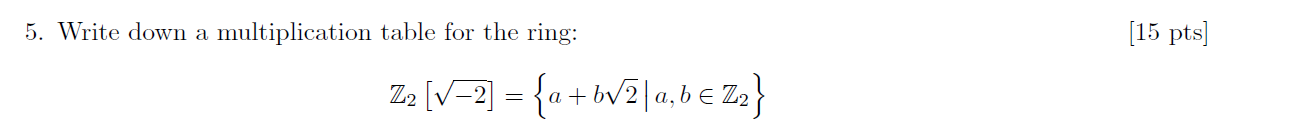 Solved Concepts: Basic concepts emphasized: - Rings, | Chegg.com